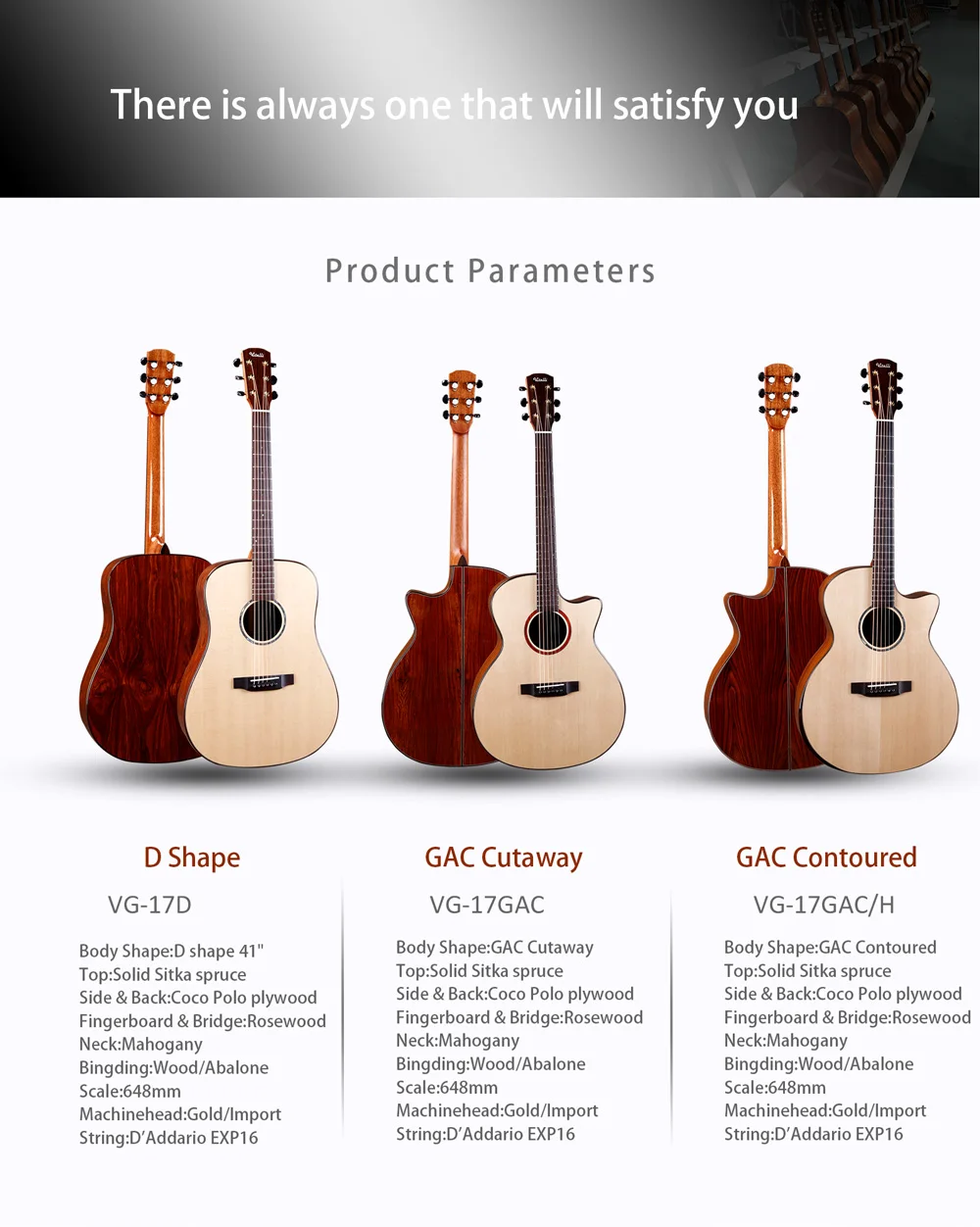 Polished Natural Talent Guitar Acoustic with D'adario EXP16