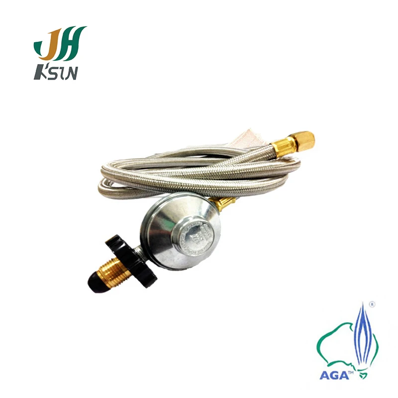 Australian High Pressure Gas Regulator with AGA Certified Hose