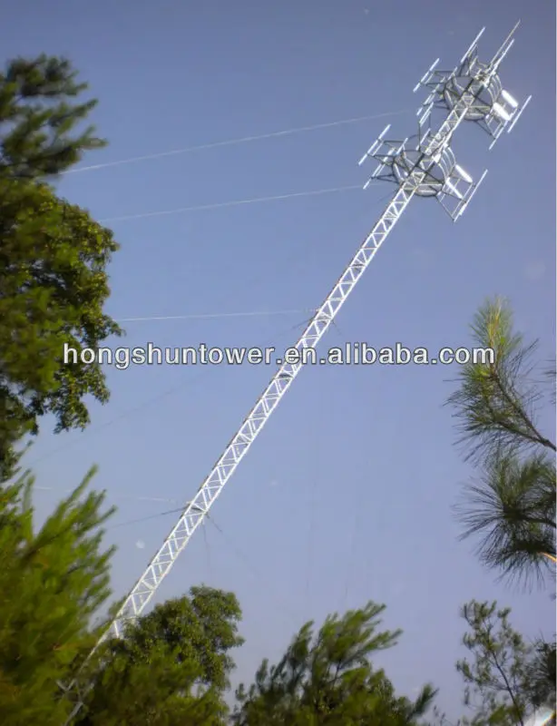 Guyed Wire Mast Steel Telecommunication Tower - Durable & Efficient