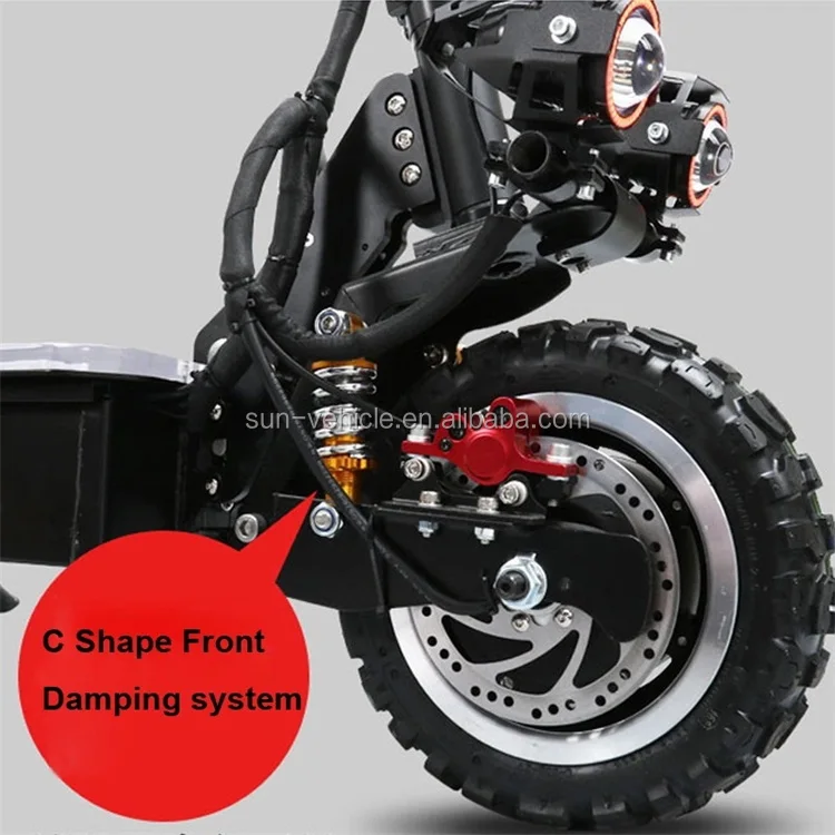 Dual Motor Electric Scooter 3600W - 60V Max Range 80km