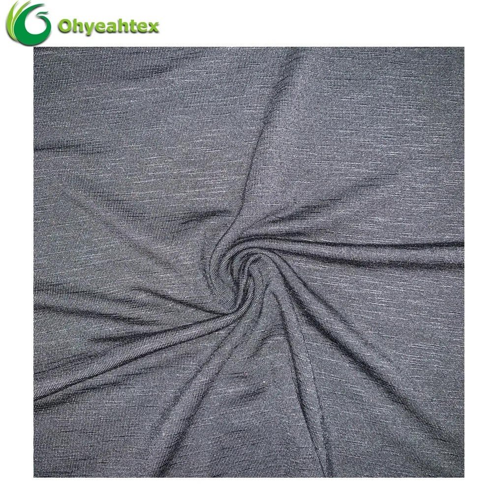 Stretch 220gsm 95 Rayon 5 Spandex Jersey Fabric Factories For Dress ...