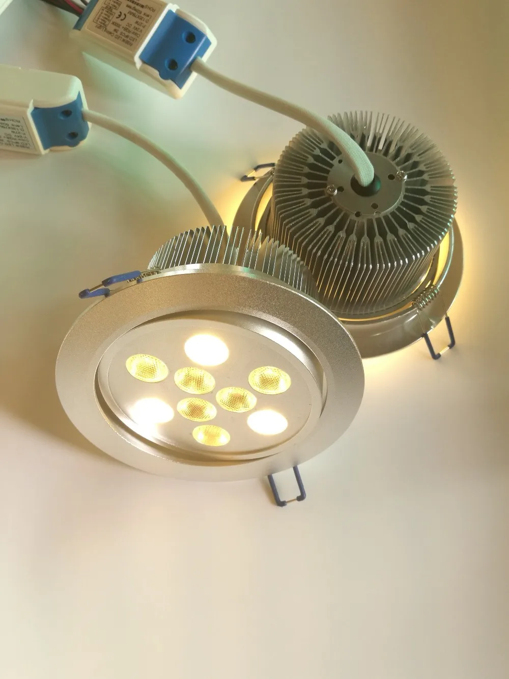 Luxgreen Adjustable 24VDC 9*3W DMX 3IN1 Rgb+white LED Downlight