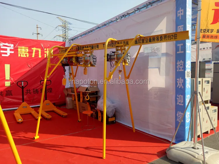 Winch Crane Window Lifter 500kg Davit Hoist Roof Construction Lifting ...