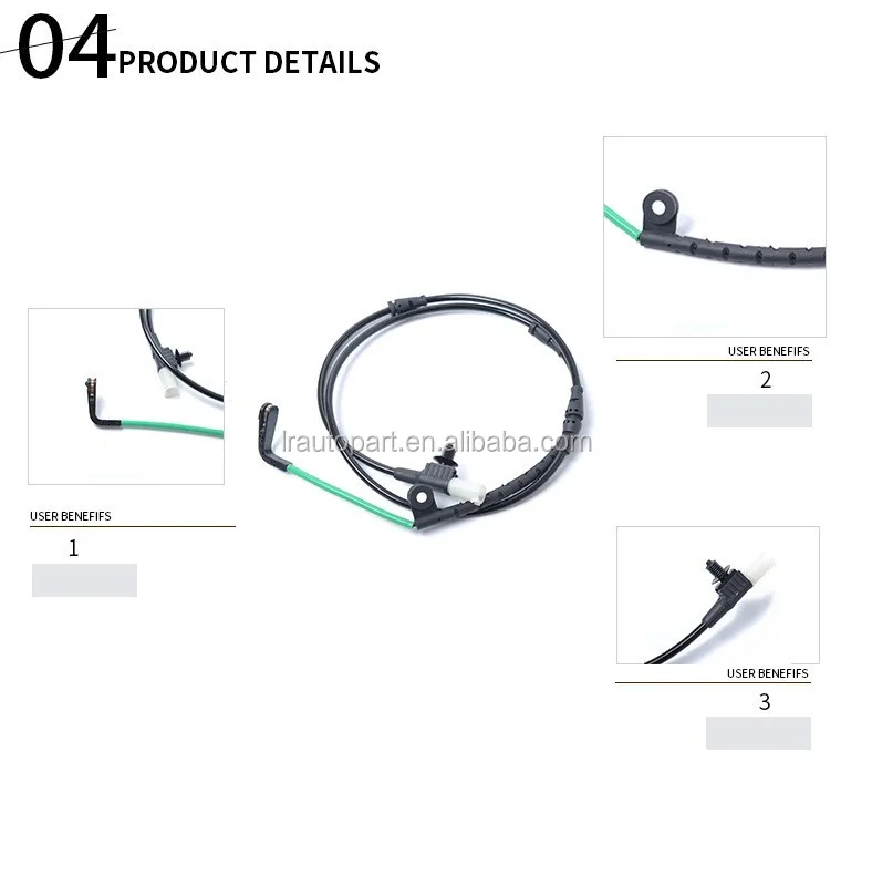 LR AUTO Front Brake Pad Wear Sensor SEM500070 SEM000024 SEM000012 for ...