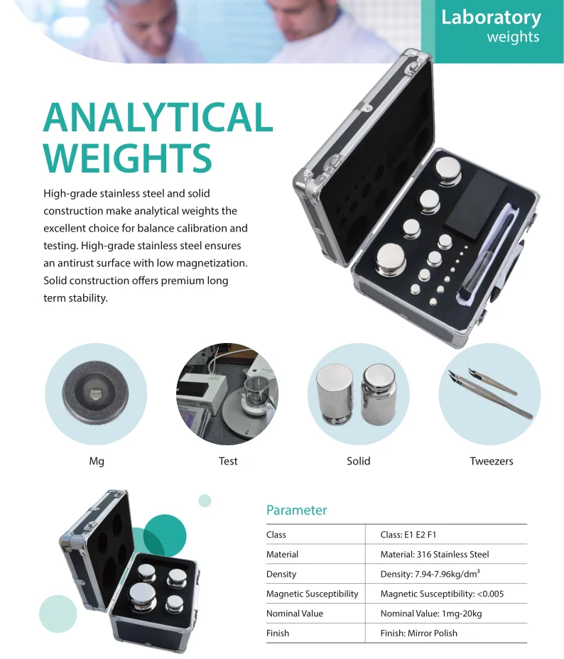 F1 1mg-200g Test Weight Set Calibration Weight Set - Buy 1mg-200g ...