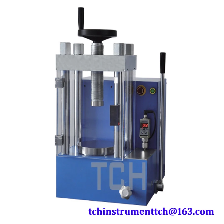 60t Benchtop Electric Laboratory Hydraulic Press Tch-pm-60e / Lab ...