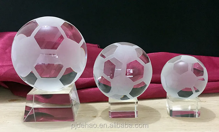 Wholesale Gifts Football Frosted Glass Crystal Soccer Ball - Buy ...