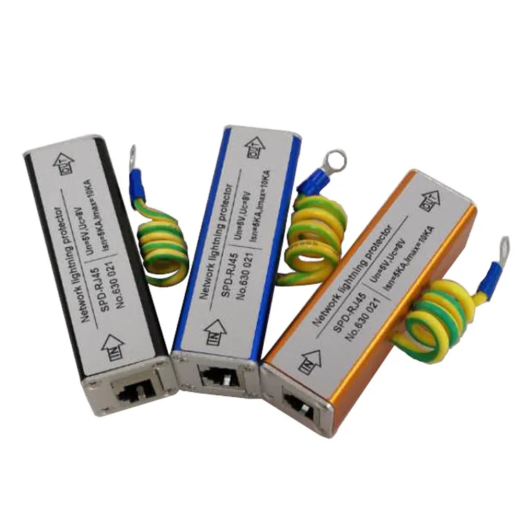 Rj45 Lightning Arrester Surge Protector Surveillance Cameras Network ...