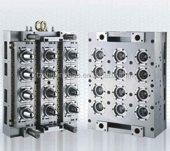 Plastic Pet Preform Mold Core Cavity Lip Cavity Neck Thread Making ...