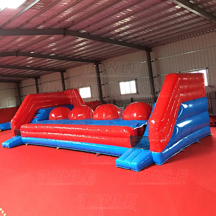 Wipeout Big Red Balls Inflatable Big Baller Obstacle Course,Leaps N ...