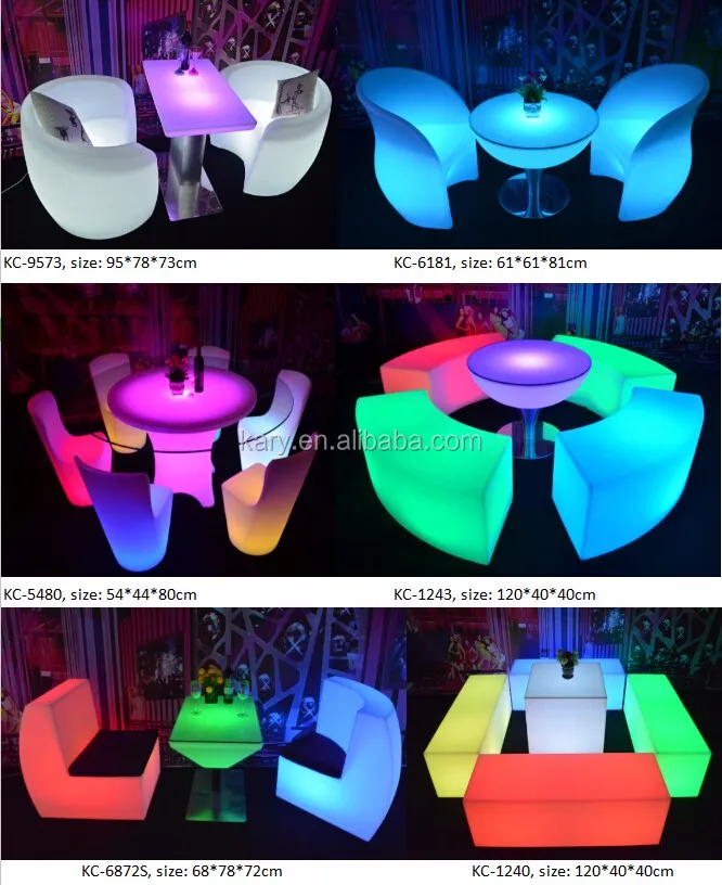 Rgb Colors Changing Pe Led Furniture - Buy Led Furniture,Pe Led ...