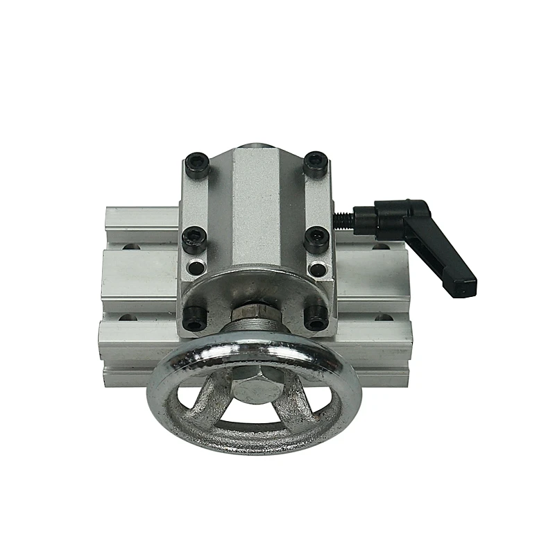 DIY CNC 4th Axis Rotary Axis with Chuck 65mm 3-Jaw Tailstock