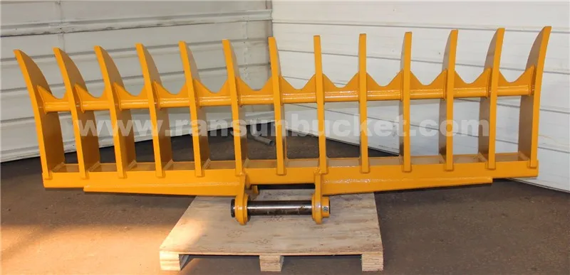 Rsbm Excavator Root Rake Bucket With Teeth - Buy Root Rake,Excavator ...