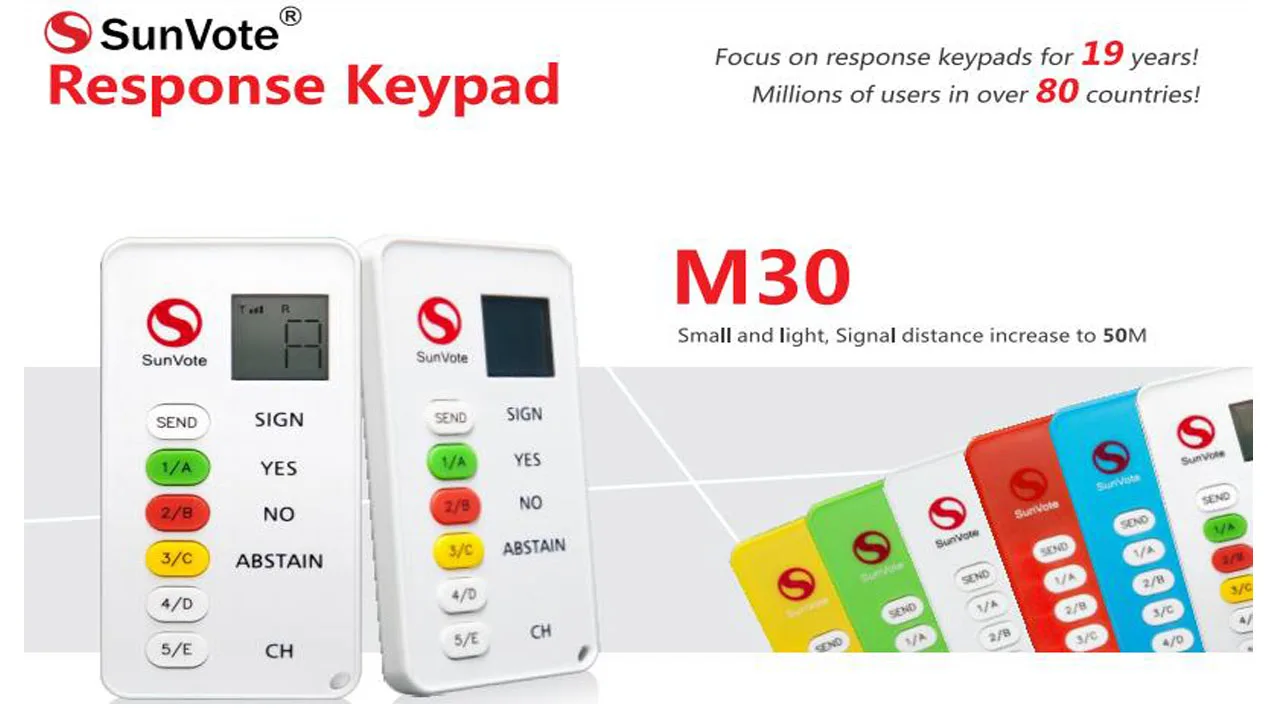 Sunvote Interactive Conference Voting Clickers System - Buy Conference ...