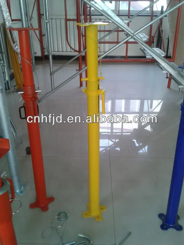 Painted 1.7-3.9m Adjustable Scaffolding Pipe Support Prop - Buy ...
