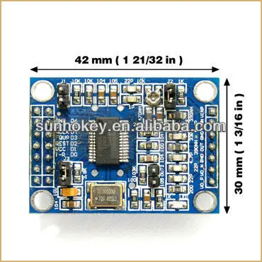 Dds Signal Generator Module Ad9851 Module 0-70 Mhz 2 Sine Wave And 2 ...