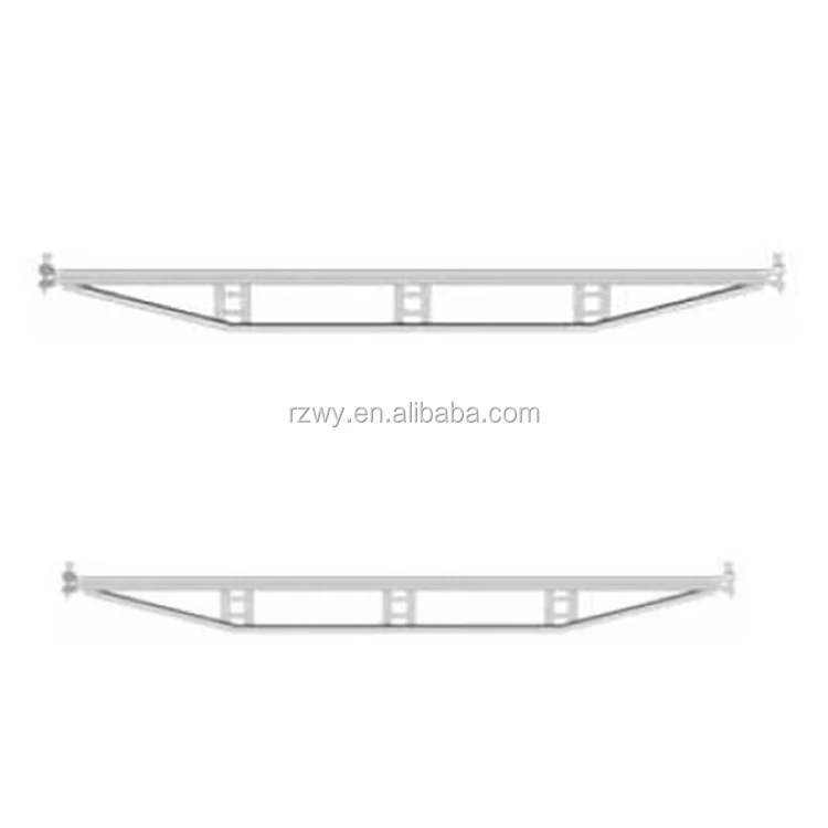 Reinforced U-Shaped Ledger for Ringlock Allround Scaffolding