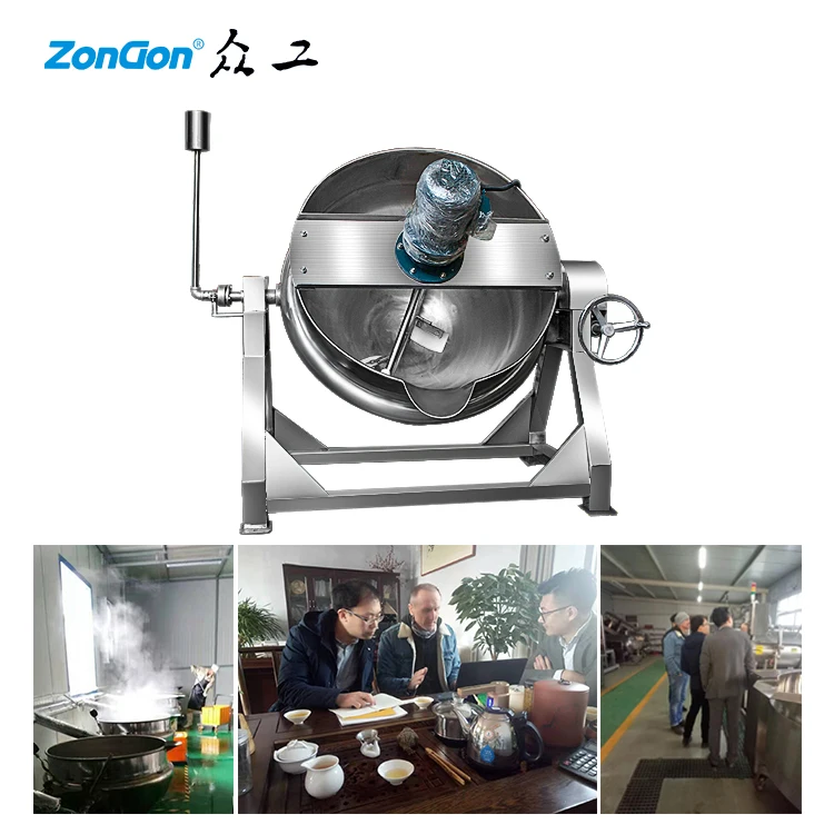 Halwa Making Cooking Mixer Machine Cook Wok - ZONGON