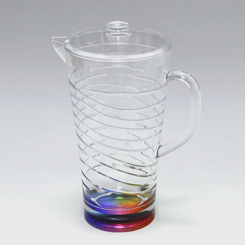 Swirl Design Rainbow Color Acrylic Water Pitcher Filter| Alibaba.com