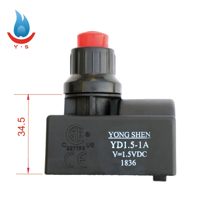 LPG Natural Gas 1.5V Pulse Igniter - Yongshen YD1.5-2A, Two Ceramic ...