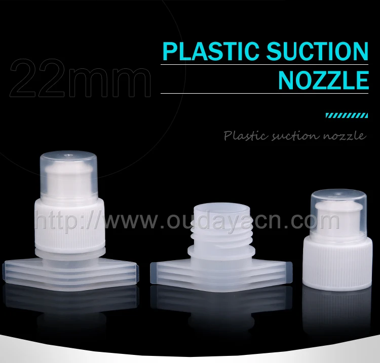 Hot Sale 22mm Push Pull Plastic Spout With Lid For Stand Up Water Bag ...