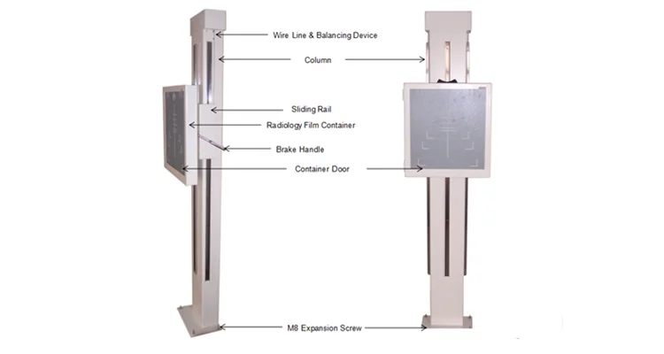 Radiology Vertical Bucky Stand For Chest Radiography Checkup - Buy ...