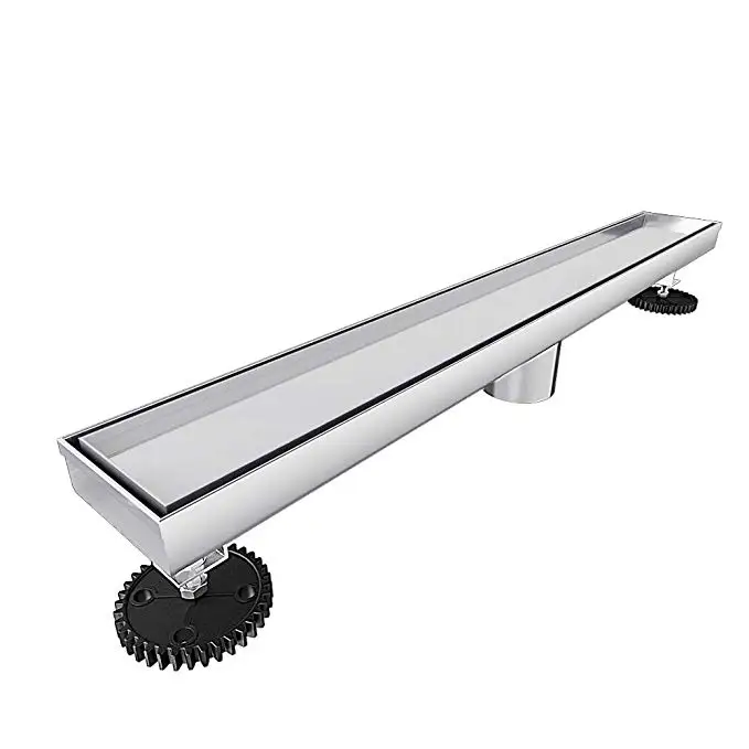 Stainless Steel Invisible Shower Drain Shower Channel Linear Bathroom ...
