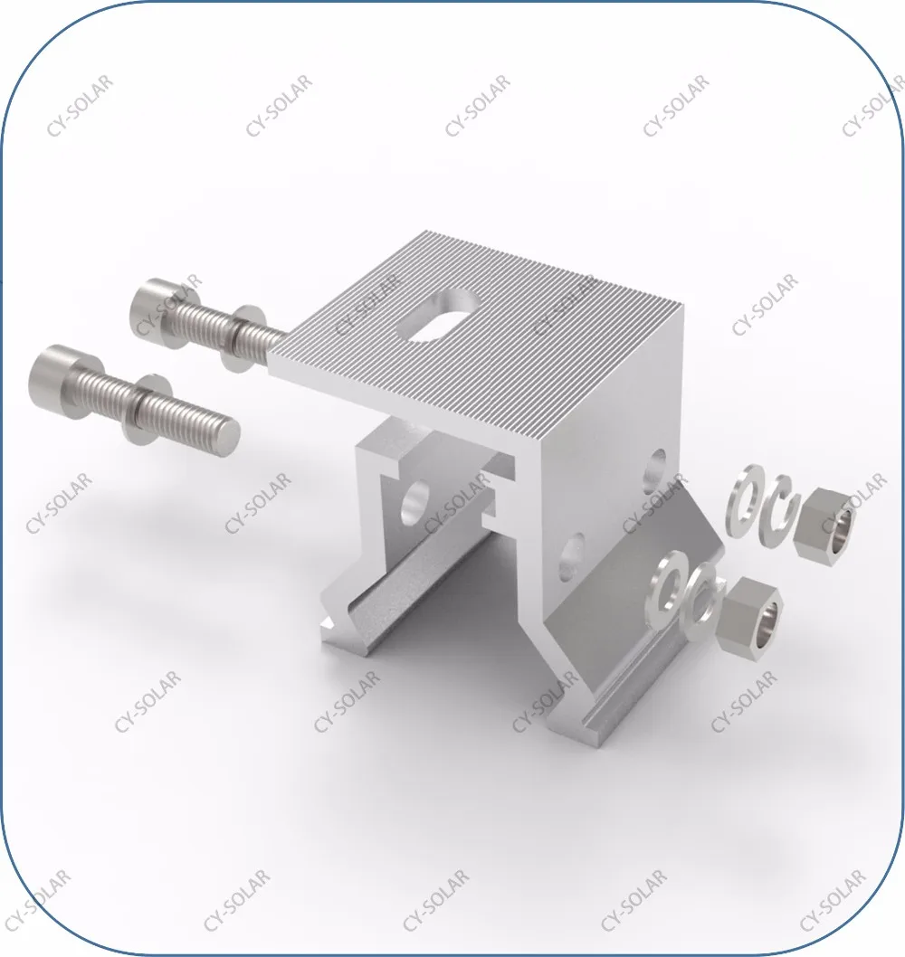 Aluminum Frame Solar Mounting Clamp For Standing Seam Metal Roof ...