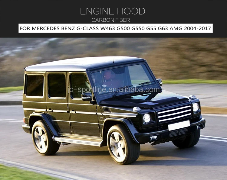 G55 Carbon Fiber Engine Hood for Mercedes G-CLASS W463