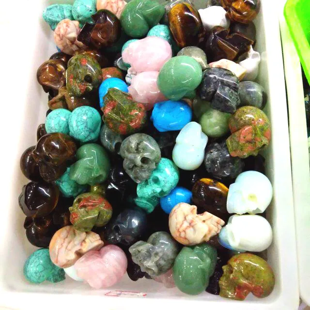 Gemstone Crystal Skull Hand Carved Quartz Small Skulls Wholesale - Buy ...