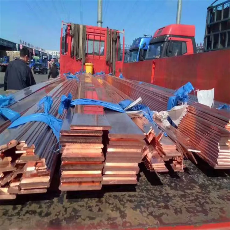 99.9% Pure Flat Copper Bar - Ideal for Grounding & Busbar