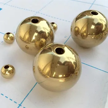 Customized Hollow /solid Brass Ball Threaded - Buy Solid Brass Sphere ...