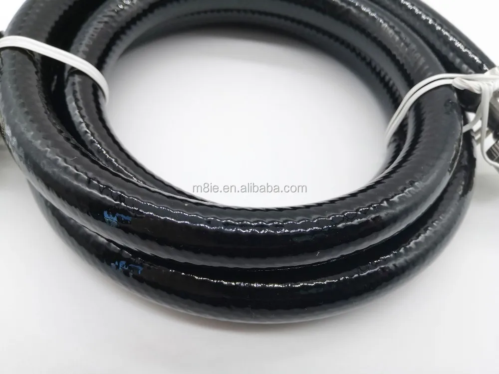Black Rubber Plastic Washing Machine Inlet Hose Pvc Flexible Hose - Buy ...