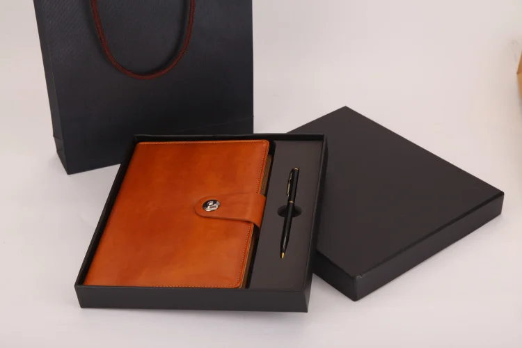 Luxury Custom Diary Notebook Gift Set With Pen And Box For Gift - Buy ...