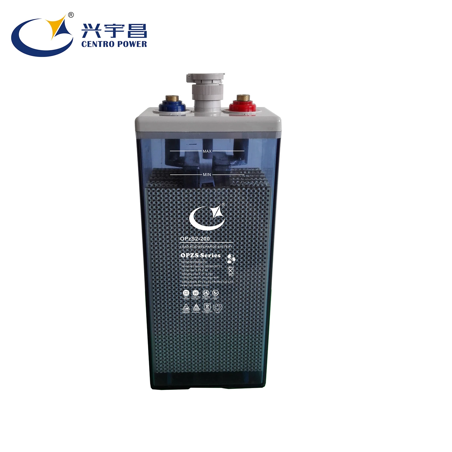 Opzs Battery 2v200ah Opzs2-200 For Solar - Buy Opzs Battery,Opzs2-200 ...