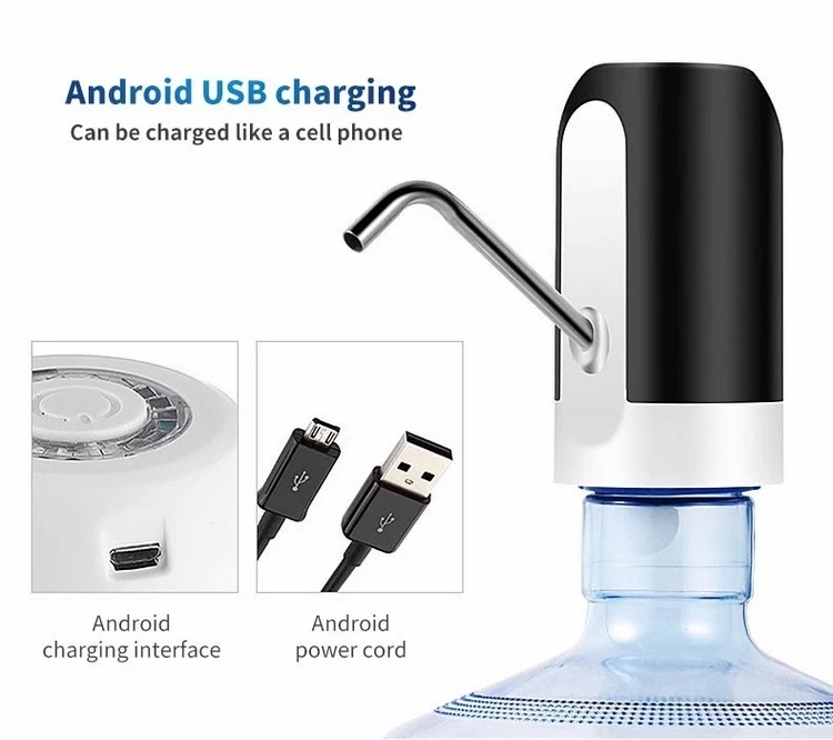 Usb 5w Charging Automatic Drinking Water Pump Bottle Portable Water ...