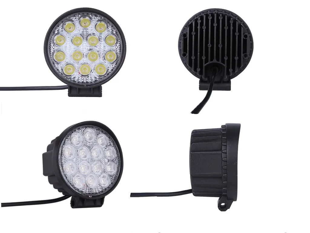 Car Truck Led Driving Light,4inch Auto Suv Atv Utv Bus Spot Flood 42w ...