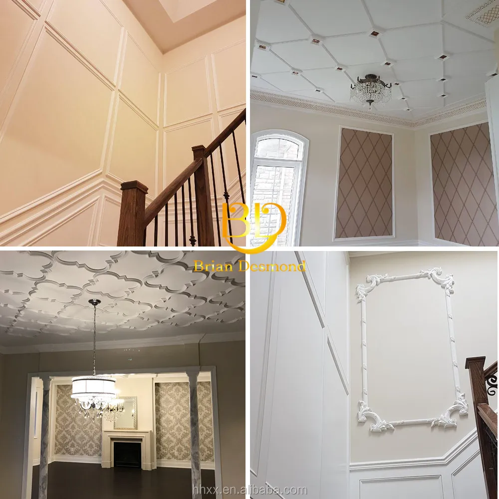 Decorative Corner Plain Panel Moulding - Easy Install