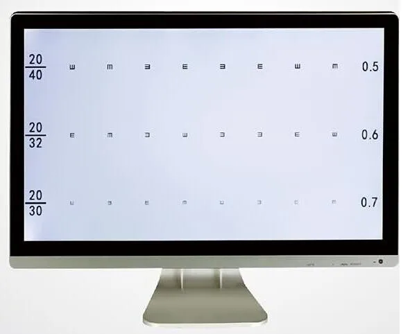 eye test chart wz-2000(vc-1) 21.5 inch Apple screen LCD visual panel ...