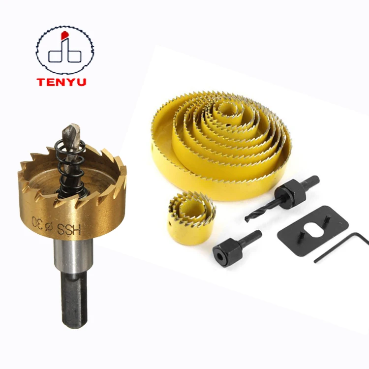 Jiangsu Carbide Diamant Core Boor Bit Holesaw Hss Bimetaal Diamant Gat ...