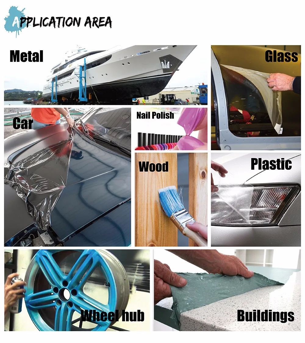 High Quality High Gloss Transparent Liquid Coating for Glass/metal