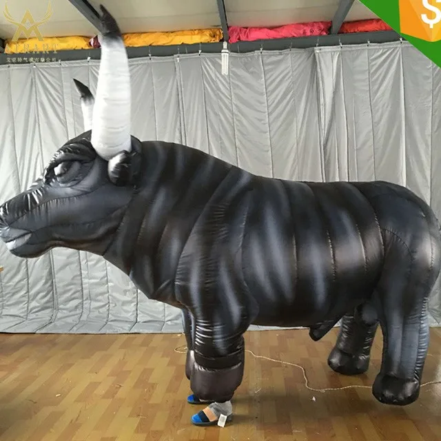 Bullfighting Inflatable Bull Costume - Buy Parade Adult Bull Costume ...