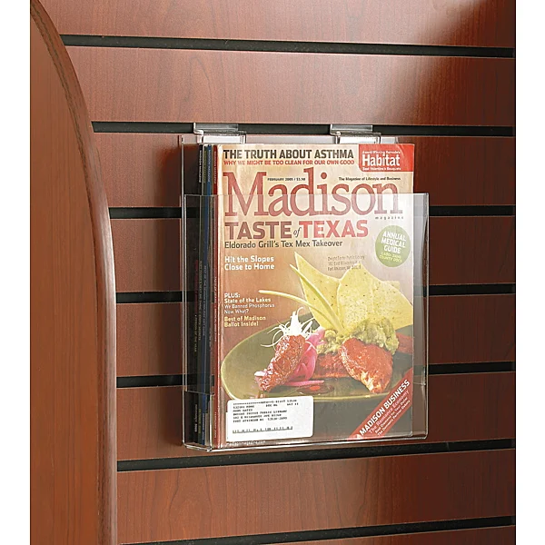 Clear Acrylic Magazine Box - Customizable Storage Solution