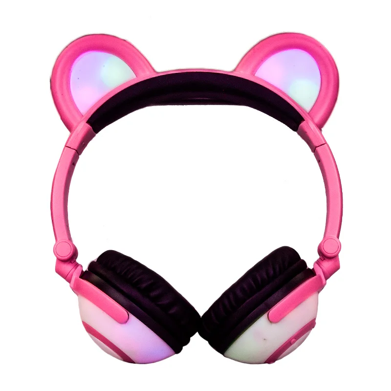 Cute Wireless Bear Headsets - Panda Headphones for Kids