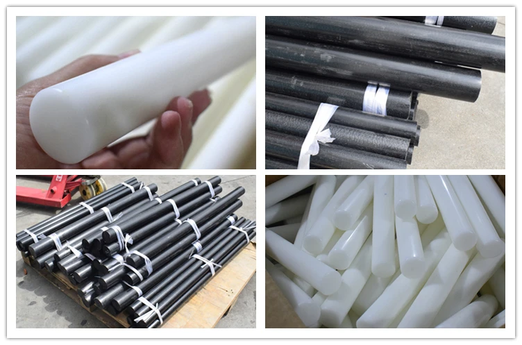 White Black Color Extruded POM Acetal Delrin Rod - Durable & Versatile