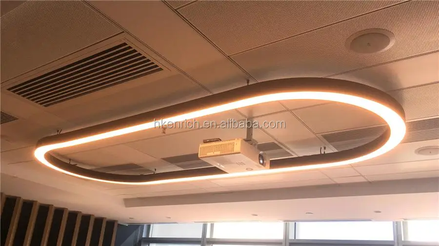 Oval Shape LED Circular Linear Light - Modern Style Pendant