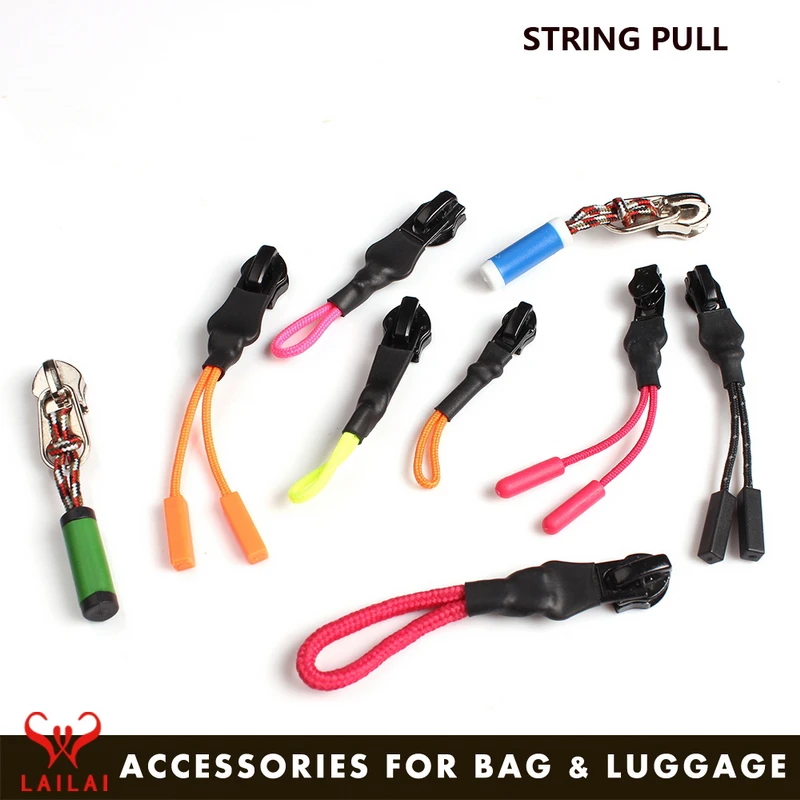 Custom Colorful Zipper Puller With Rope Silicone Cord Zipper Pullerfor ...