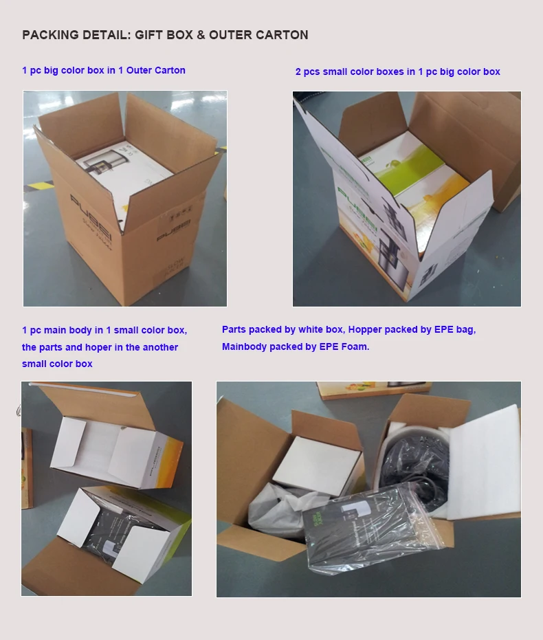 400w Pubei Cold Press Vertical Masticating Juicer With Whole Fruit ...