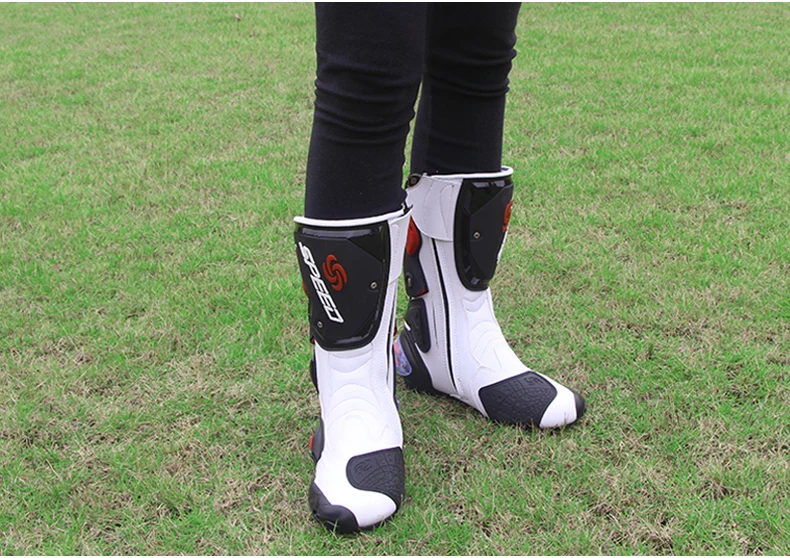 Durable Motorcycle Boots - Waterproof Motocross Shoes