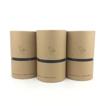 Custom Paper Round Box Kraft Cylinder Shape Boxes Cardboard Tube Paper ...